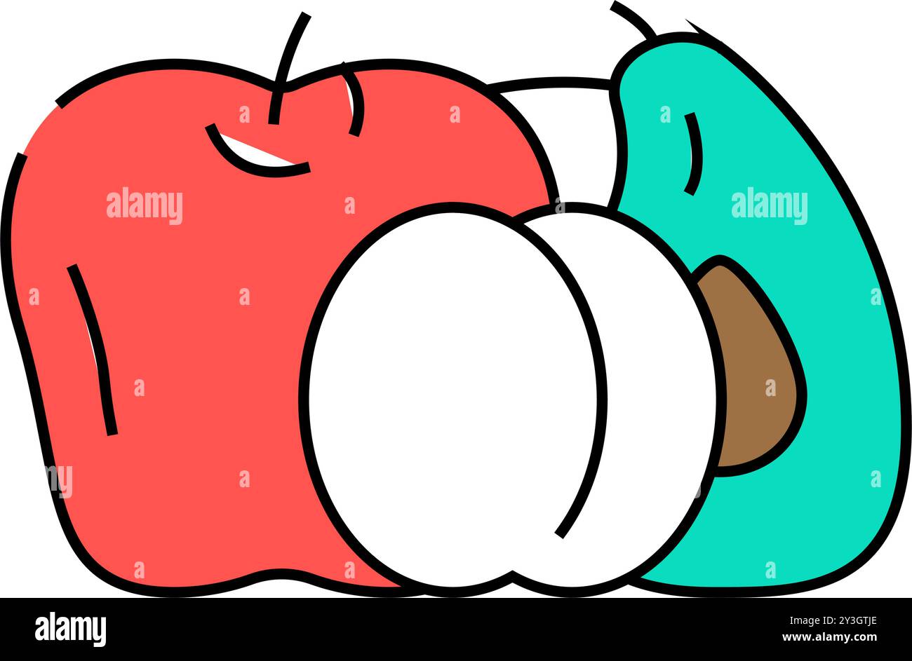 Fruit tray of sea Stock Vector Images - Alamy