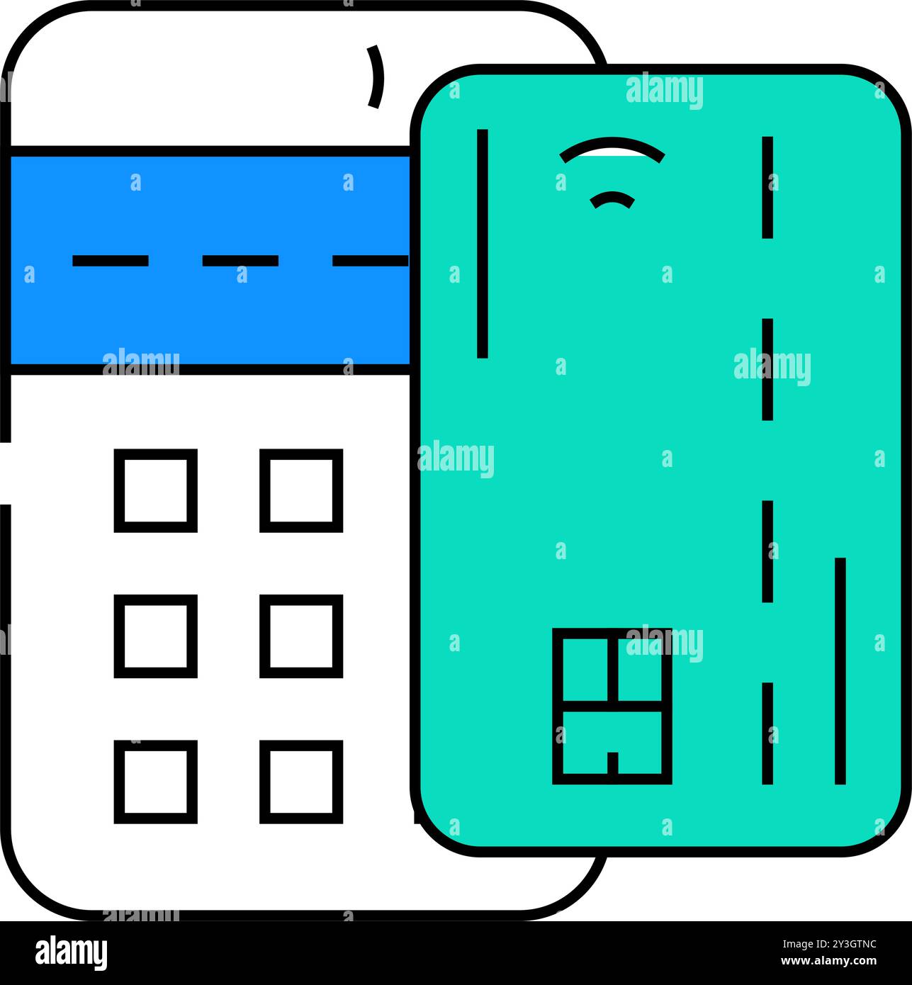 Pos terminal fintech Stock Vector Images - Alamy