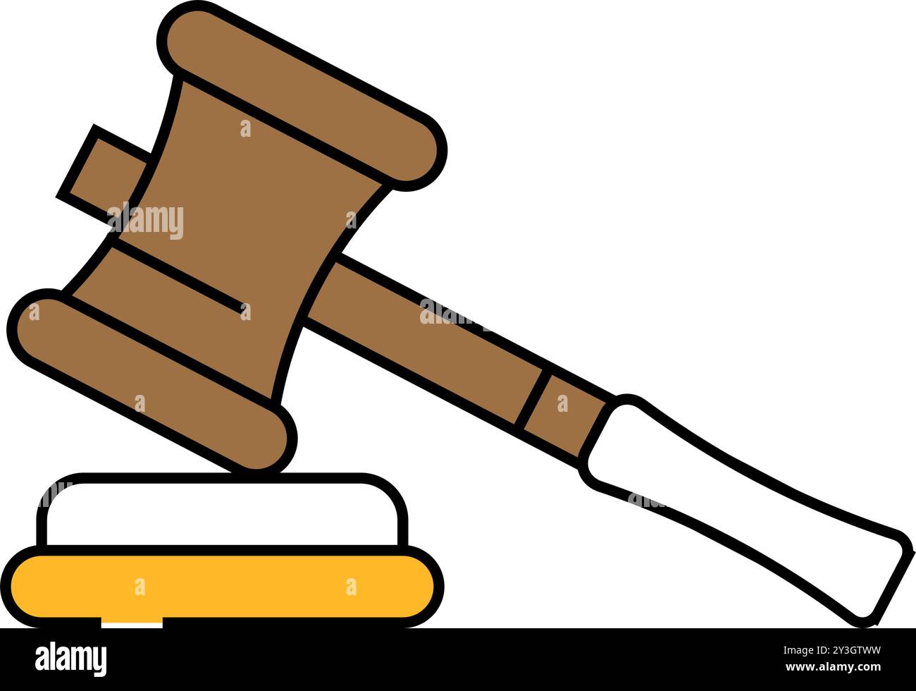 Judge trial broken Stock Vector Images - Alamy