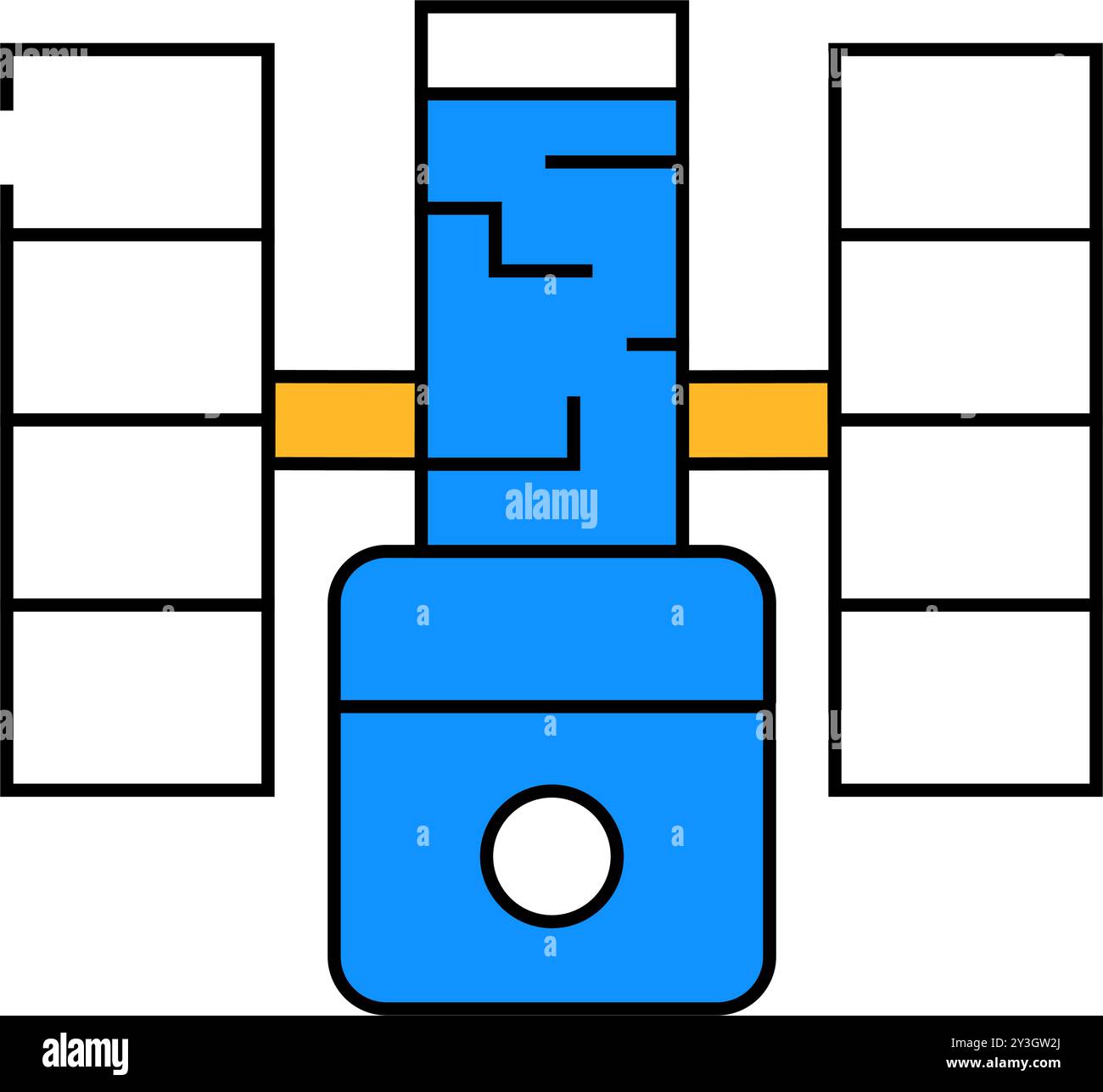 hubble telescope icon color illustration Stock Vector Image & Art - Alamy