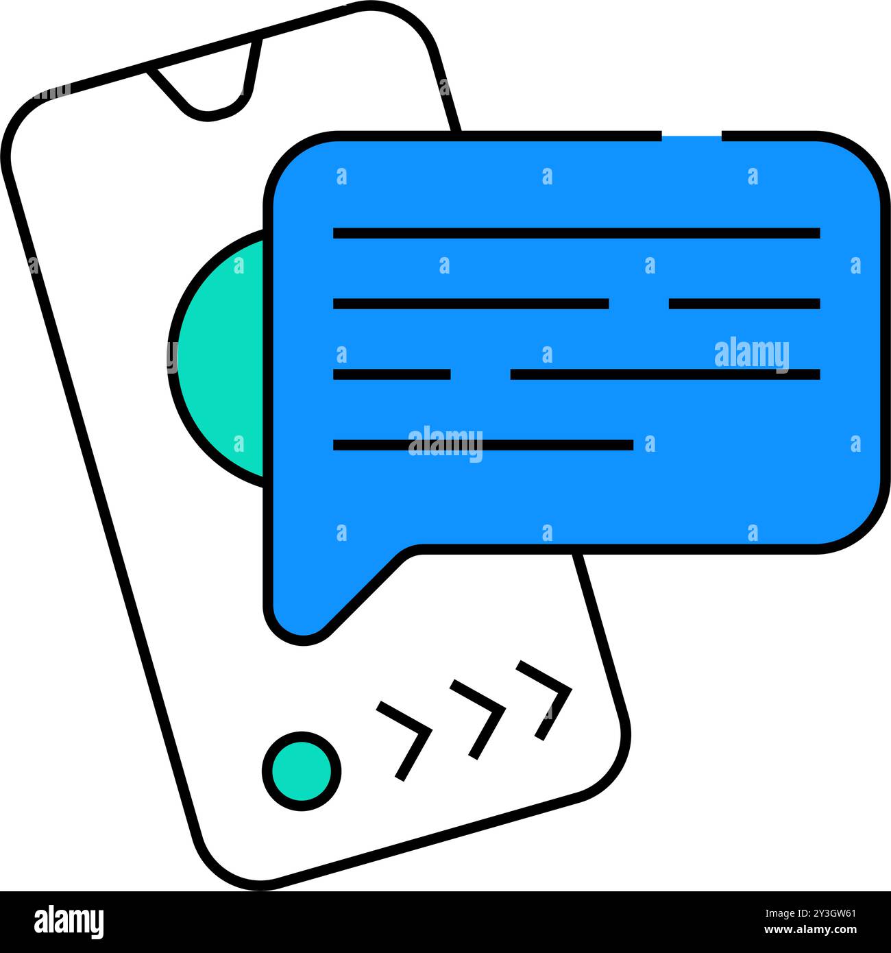 call communication icon color illustration Stock Vector Image & Art - Alamy