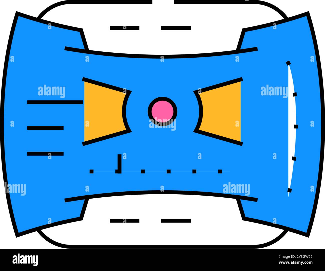 futuristic viewfinder icon color illustration Stock Vector Image & Art ...