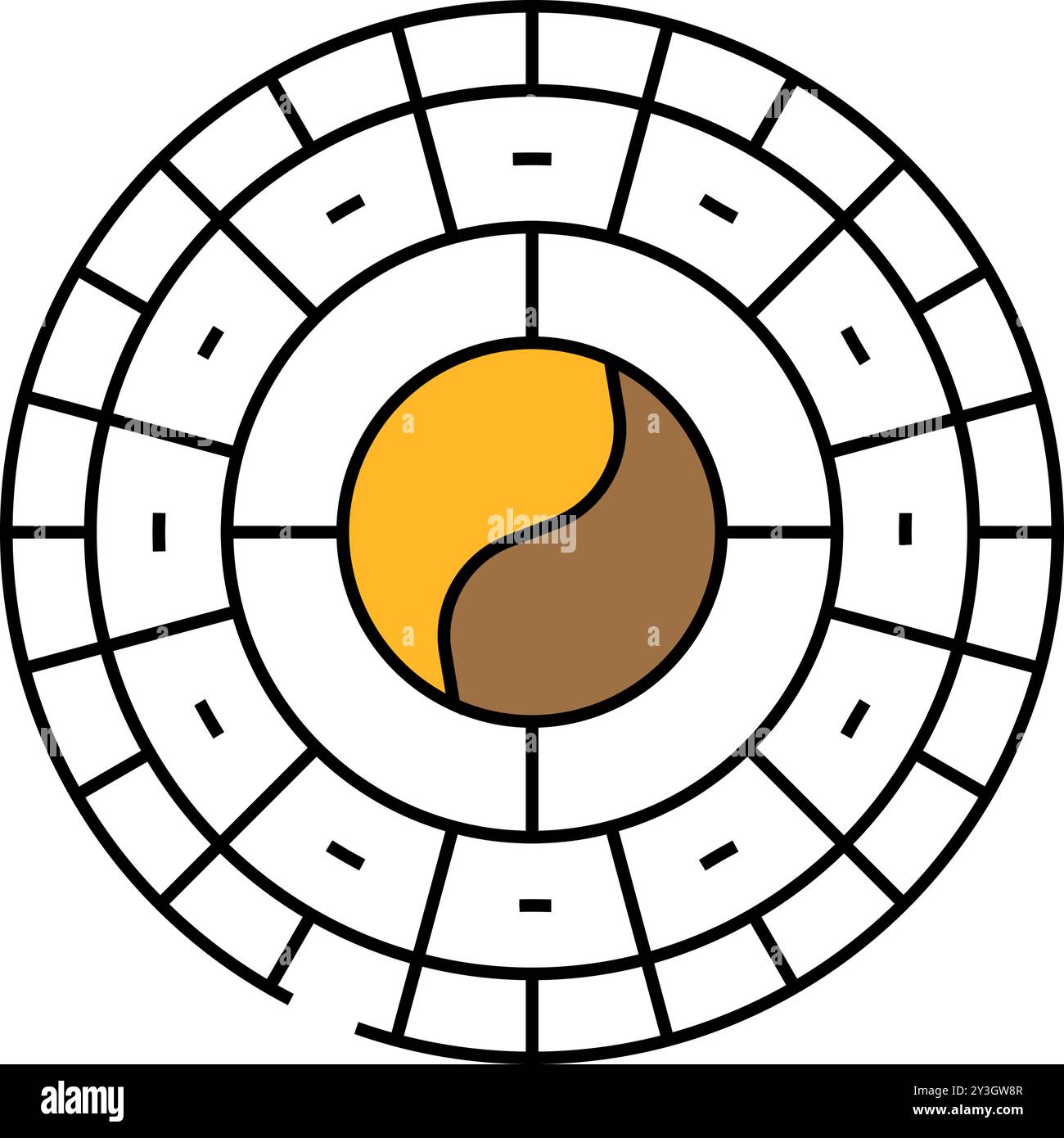 calendar chinese icon color illustration Stock Vector Image & Art - Alamy