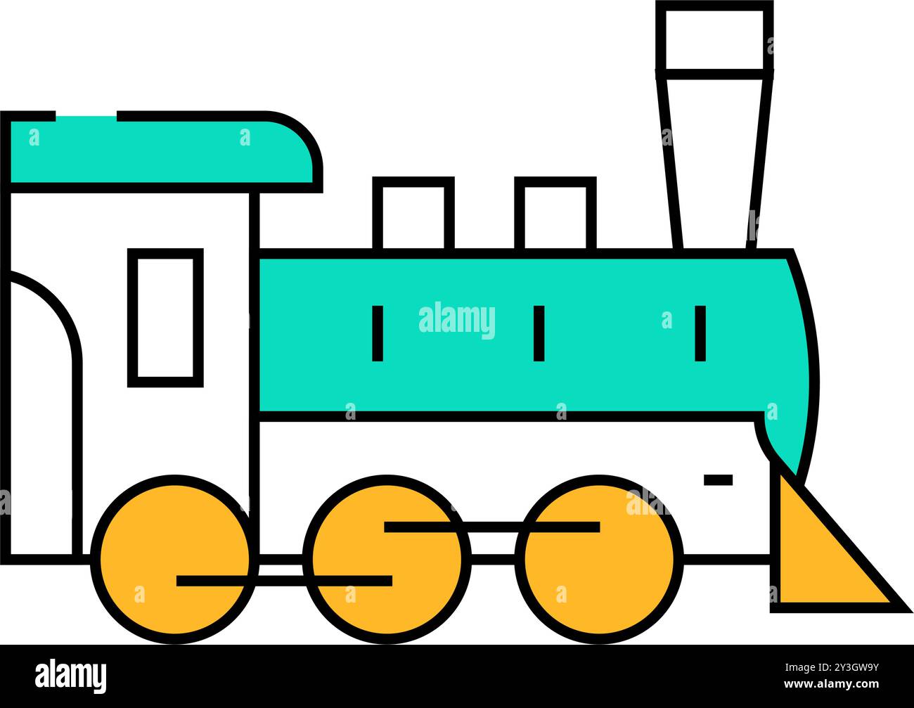 Steam train signal Stock Vector Images - Alamy