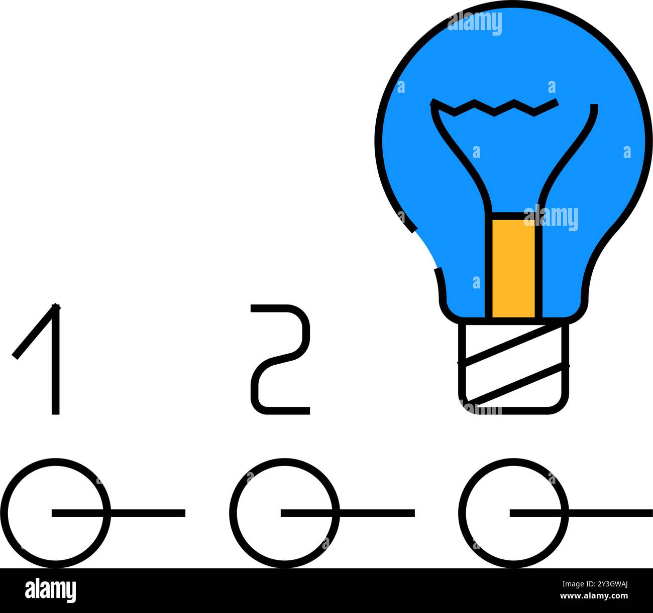 innovation data science icon color illustration Stock Vector Image ...