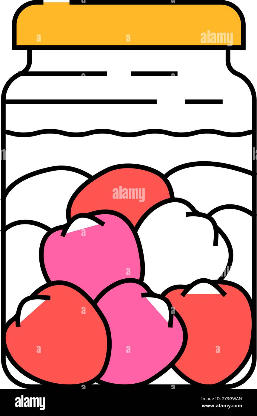 Bottle tasty ketchup tomatoes Stock Vector Images - Alamy