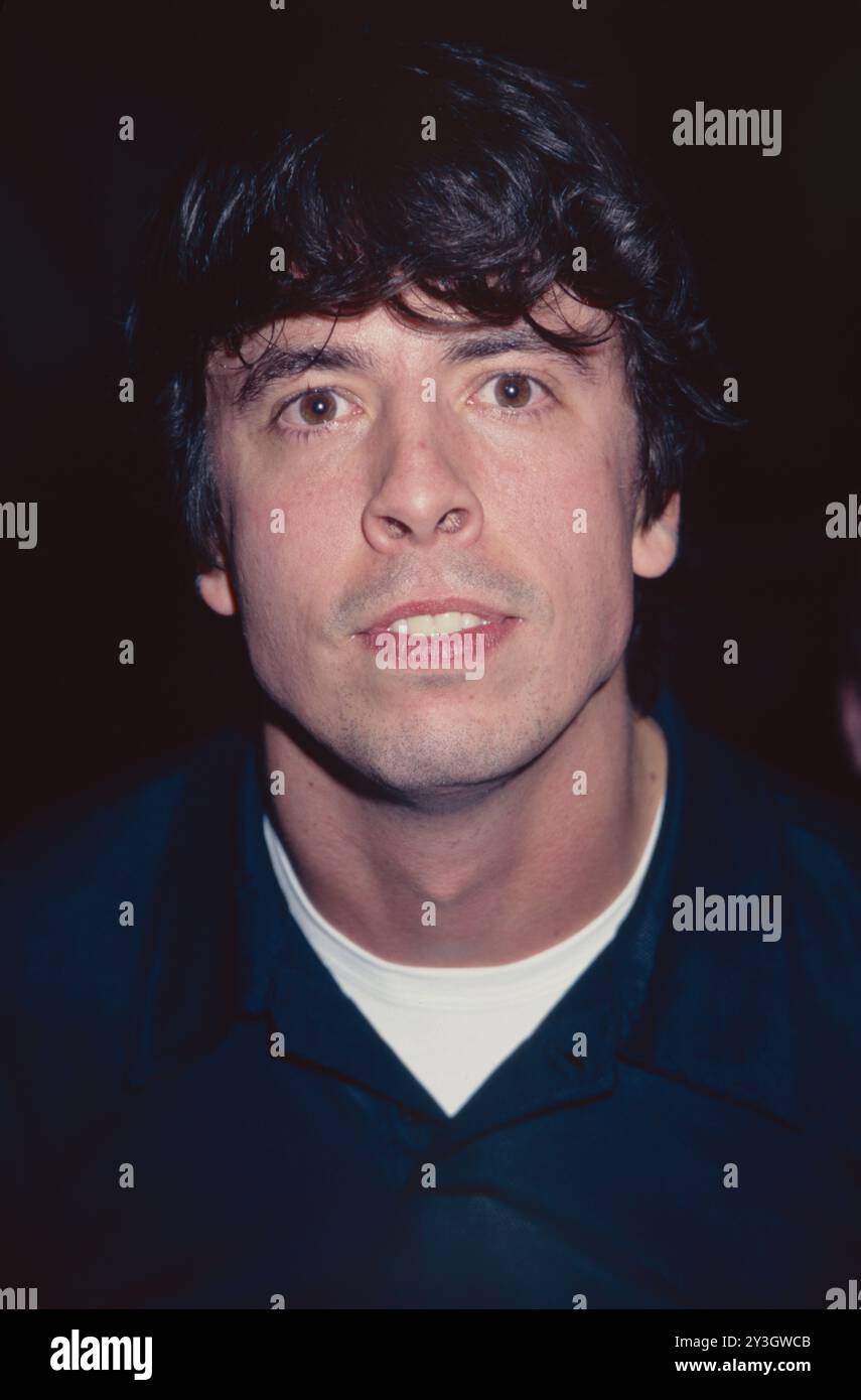 Dave Grohl of rock band Foo Fighters attends the "Versus" by Donatella ...