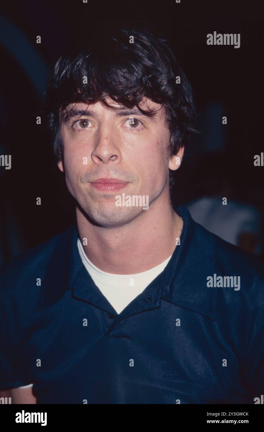 Dave Grohl of rock band Foo Fighters attends the "Versus" by Donatella Versace Fashion Show at ...