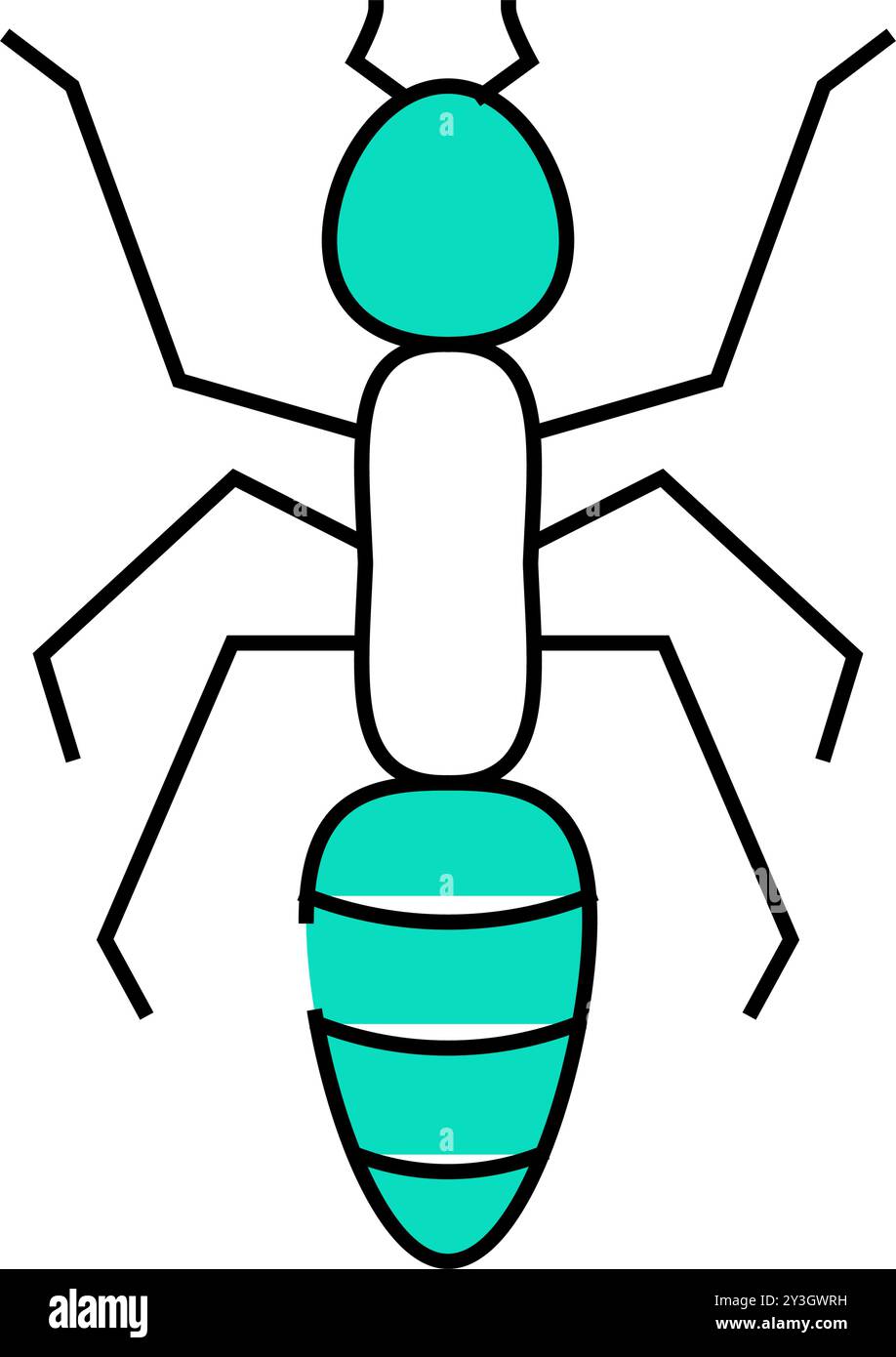 ant animal icon color illustration Stock Vector Image & Art - Alamy