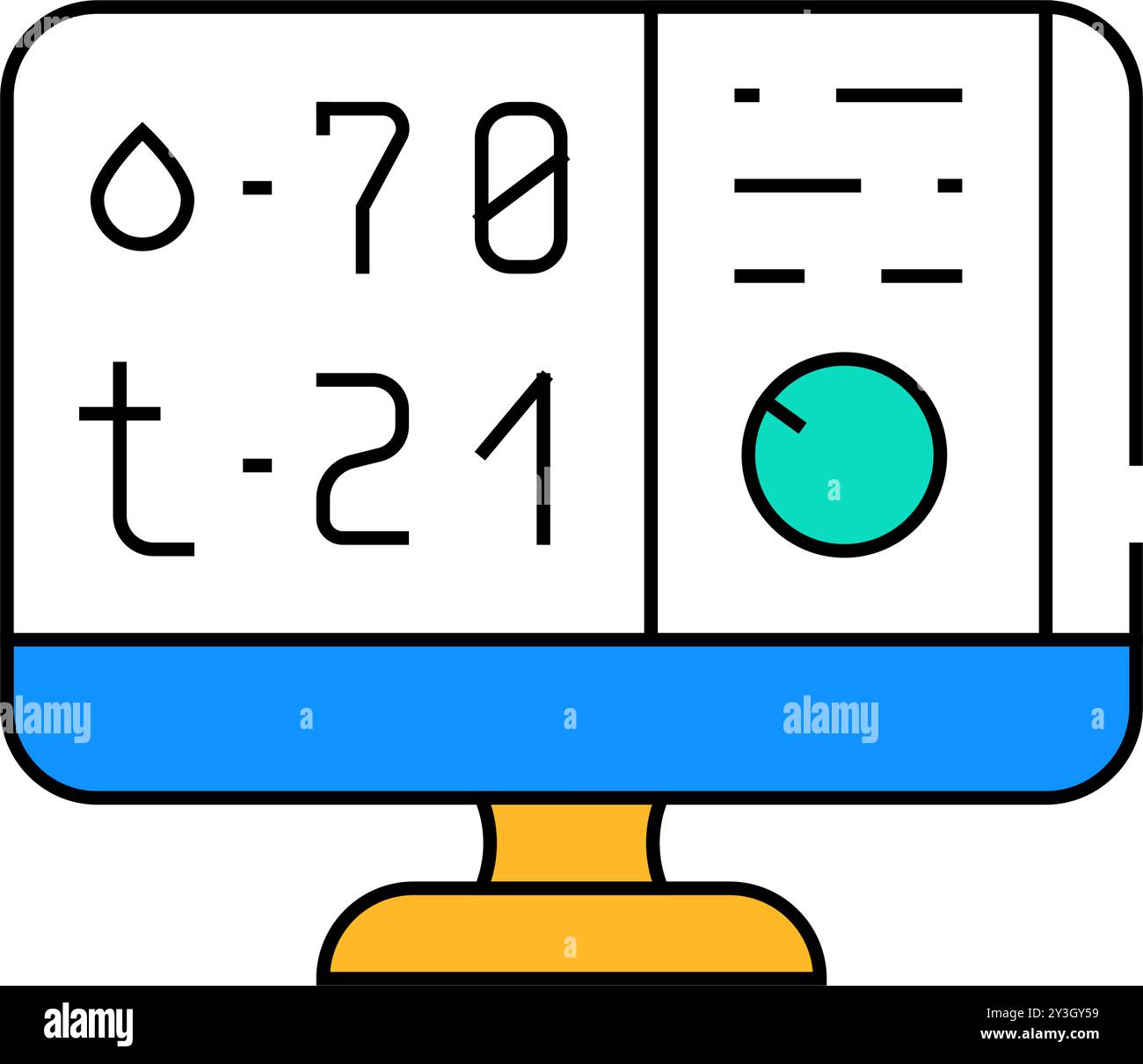 Temperature And Humidity Control Icon Color Illustration Stock Vector Image And Art Alamy