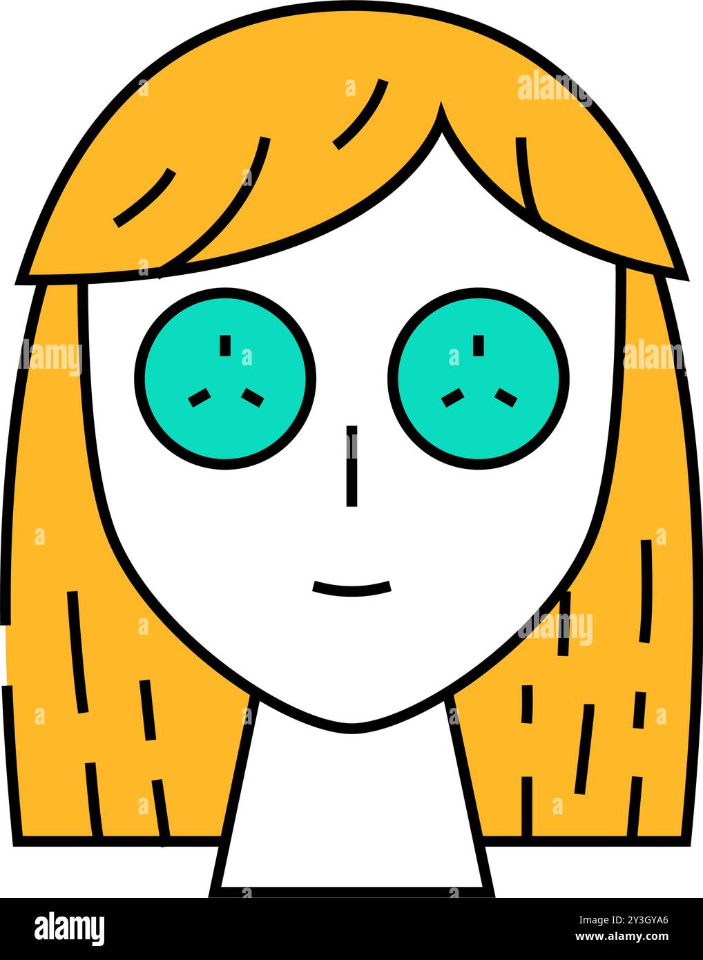 Eye patches color icon Cut Out Stock Images & Pictures - Alamy