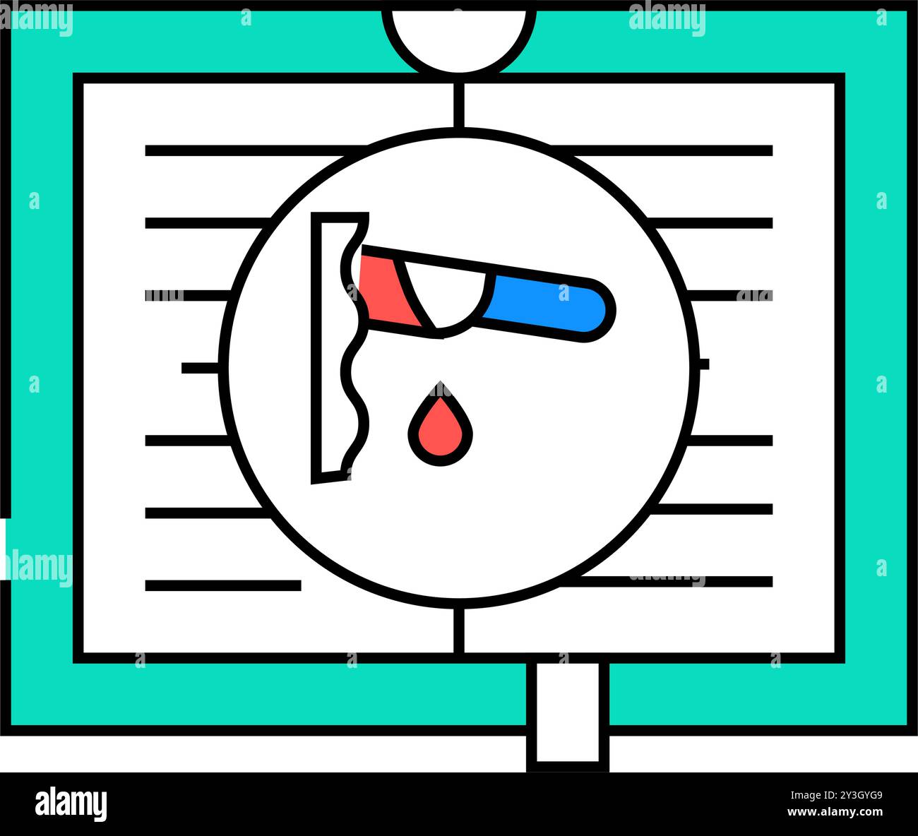 suspense thriller literature icon color illustration Stock Vector Image ...