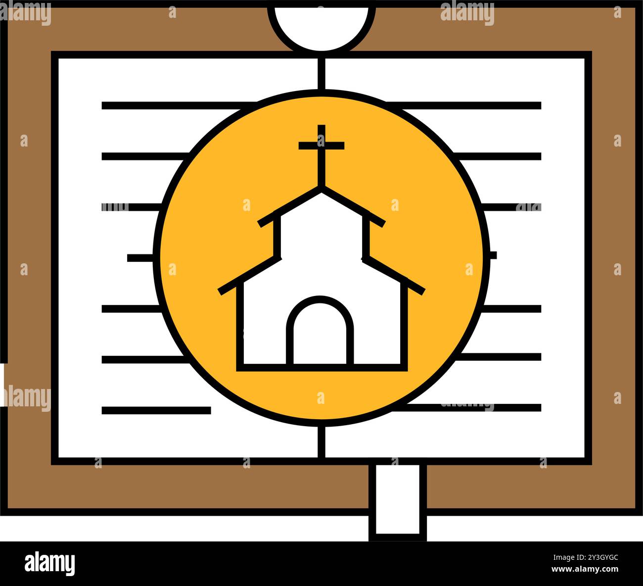 religion literature icon color illustration Stock Vector Image & Art ...