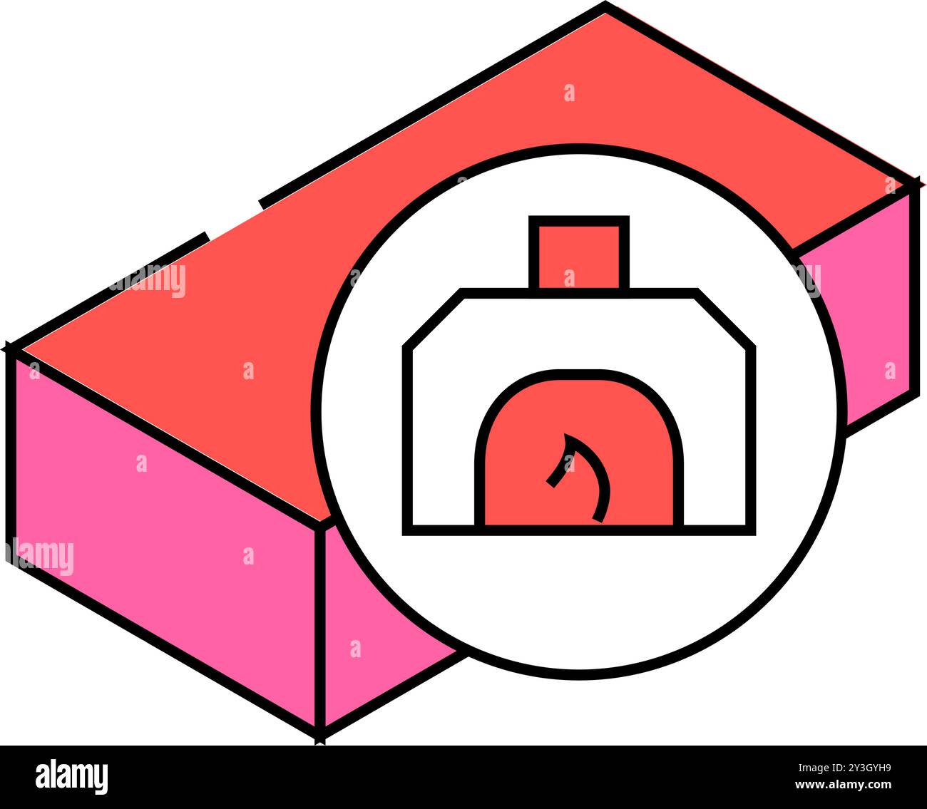 brick for ovens icon color illustration Stock Vector Image & Art - Alamy