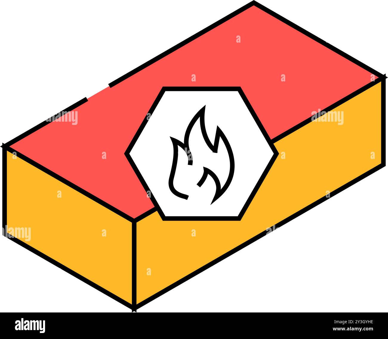 refractory brick icon color illustration Stock Vector Image & Art - Alamy