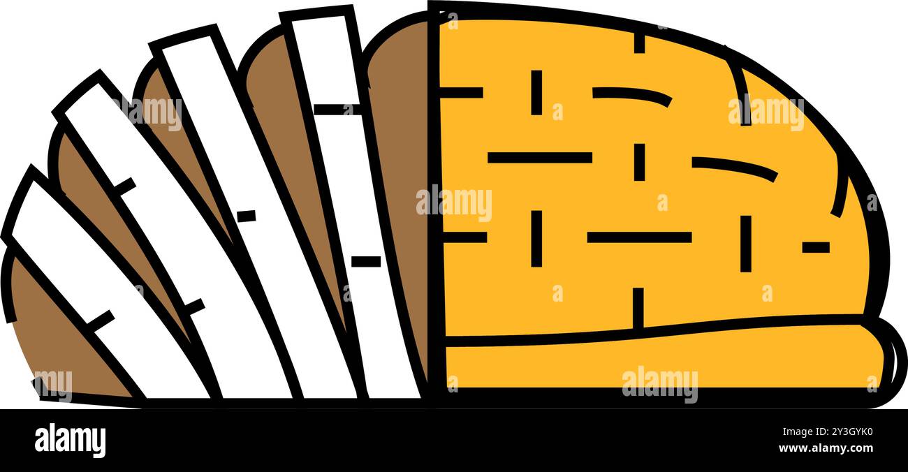 smoked meat icon color illustration Stock Vector Image & Art - Alamy