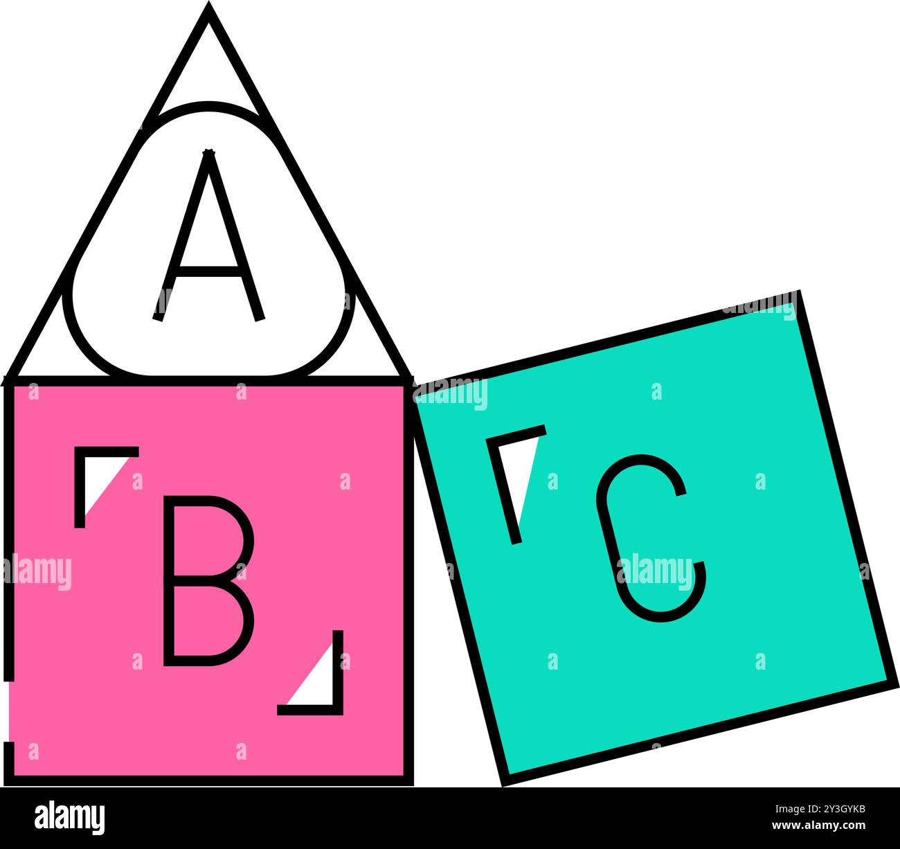 elementary education icon color illustration Stock Vector Image & Art ...