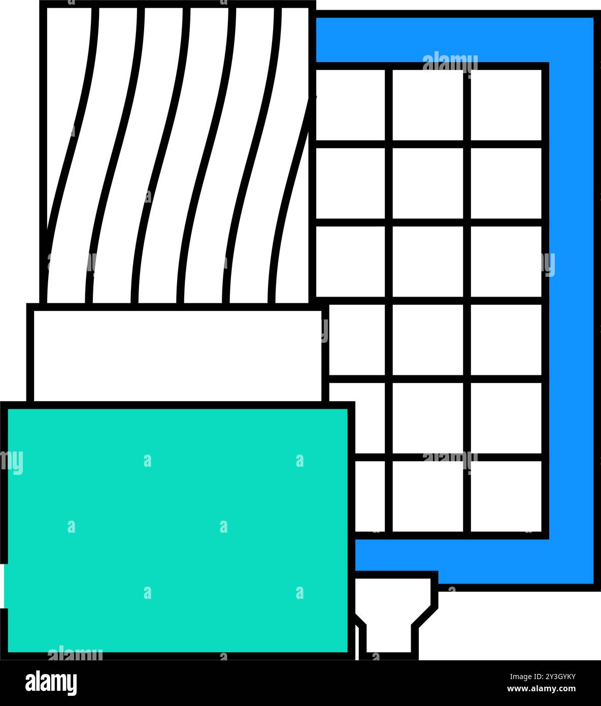 solar cables icon color illustration Stock Vector Image & Art - Alamy