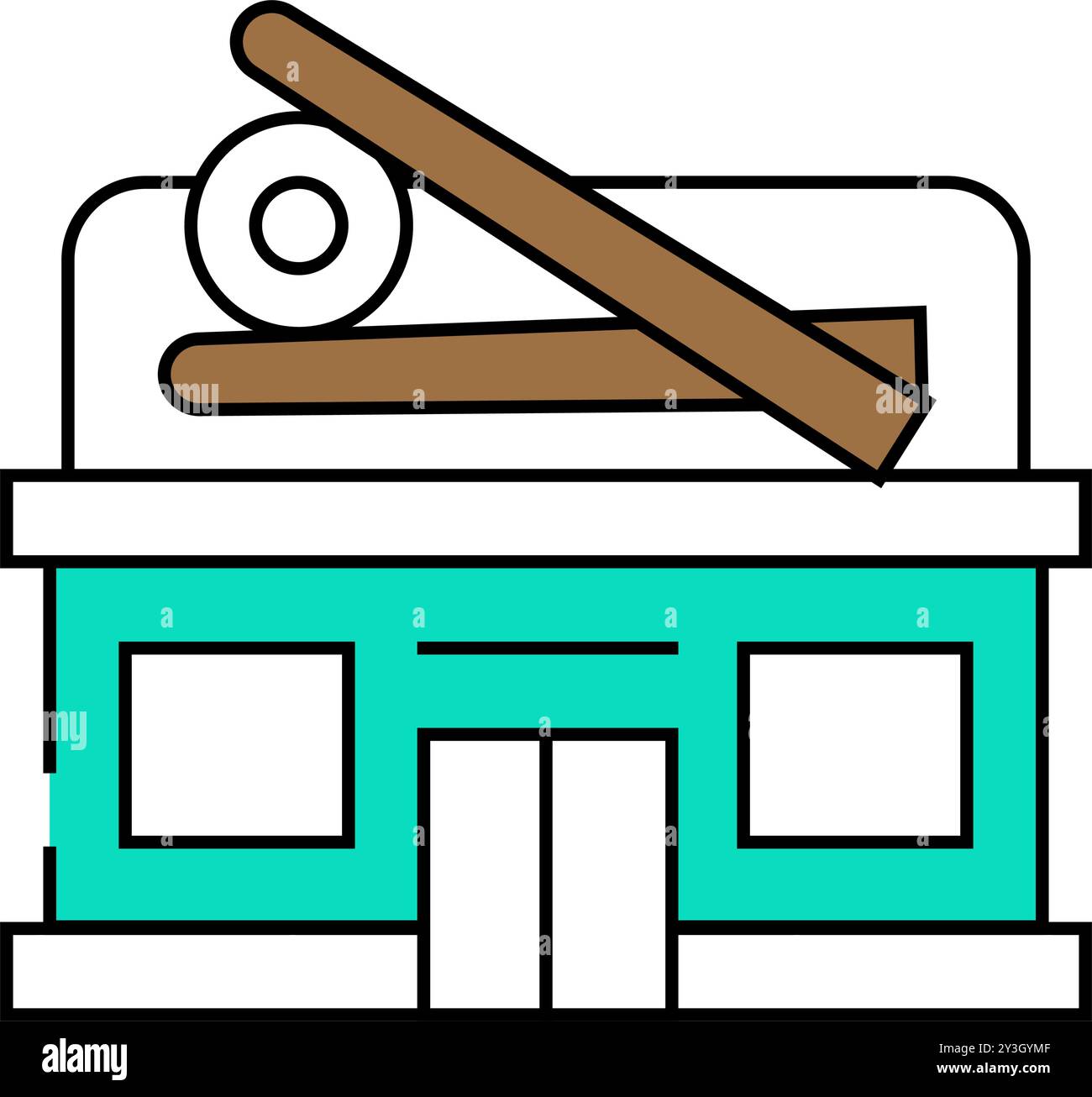 sushi restaurant icon color illustration Stock Vector Image & Art - Alamy