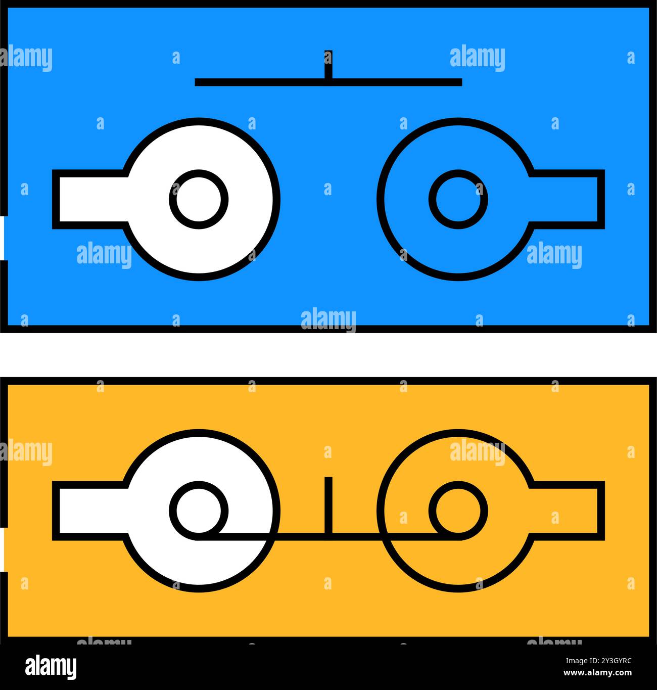 push button switch mechanism icon color illustration Stock Vector Image ...