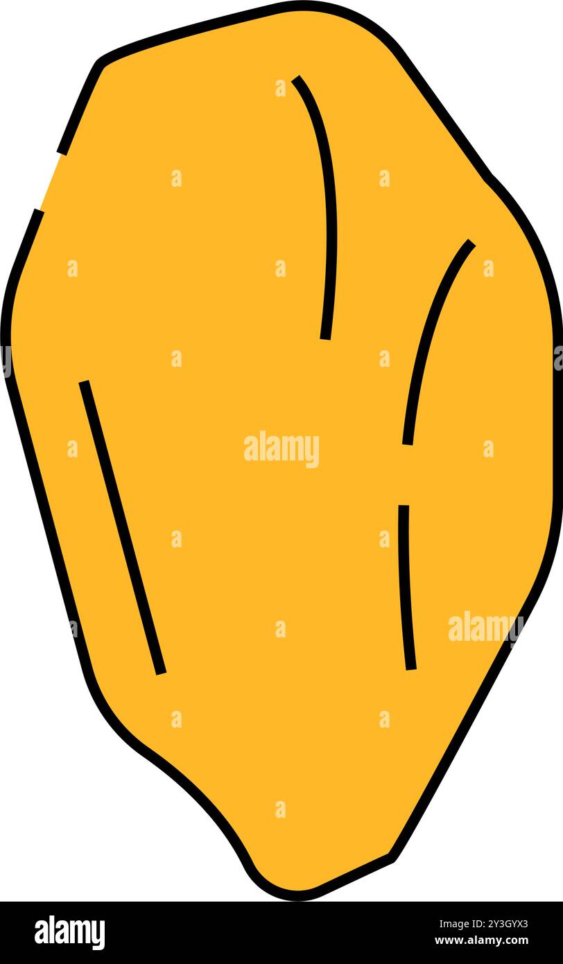 half chicken fillet icon color illustration Stock Vector Image & Art ...