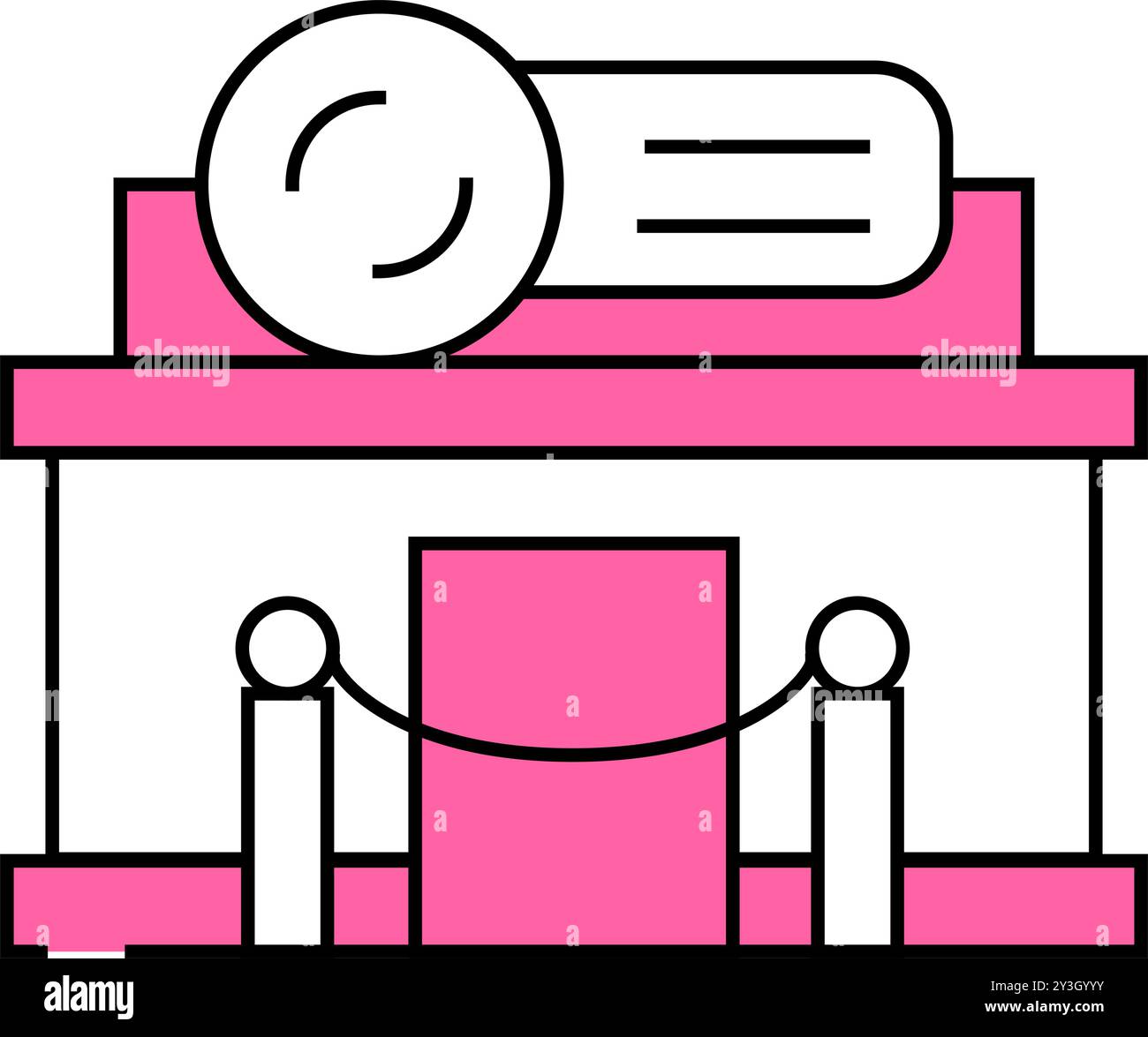 night club building icon color illustration Stock Vector Image & Art ...