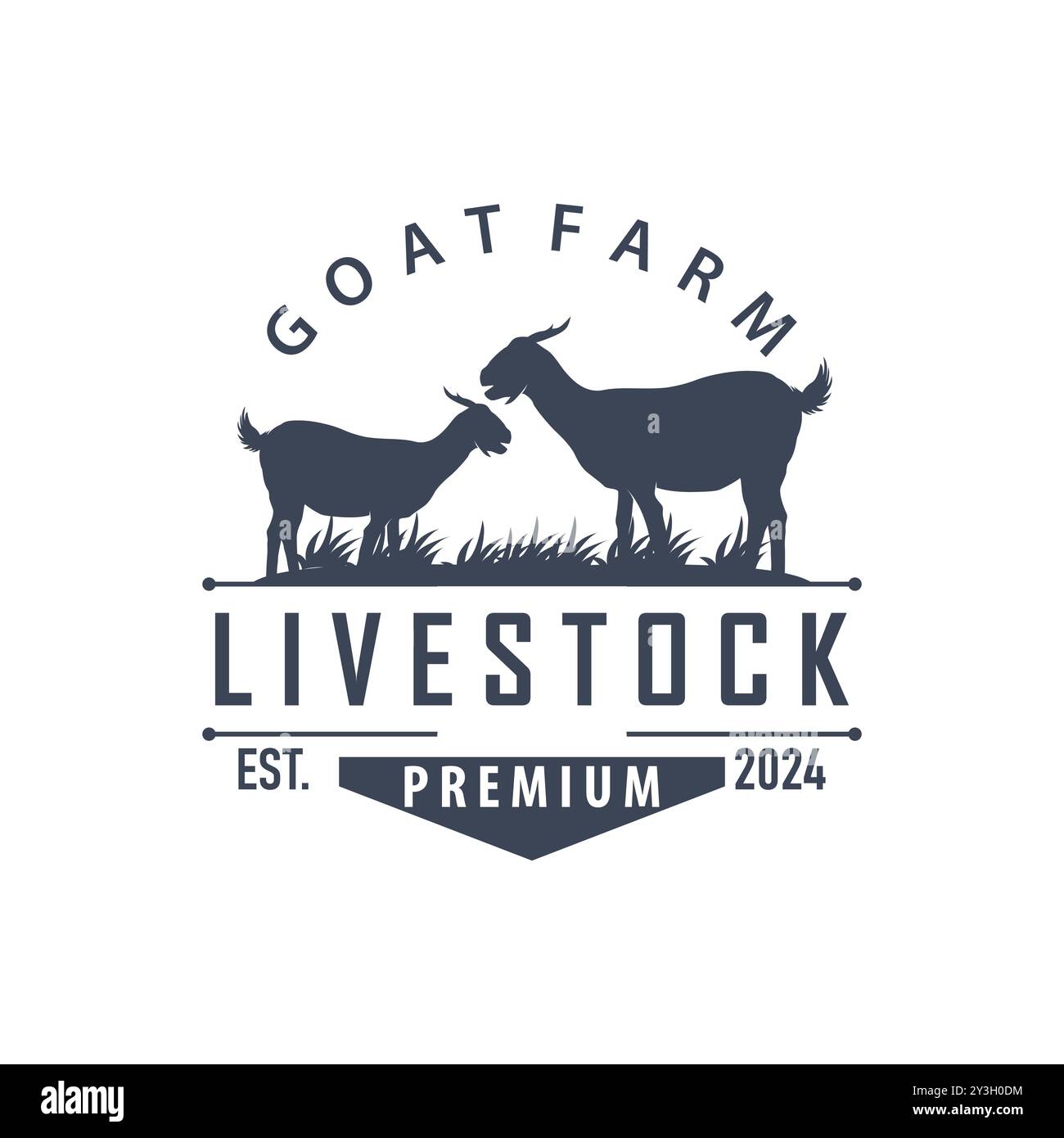 Cattle Farm Livestock Logo, Farm Garden Land Agriculture Retro Vintage ...