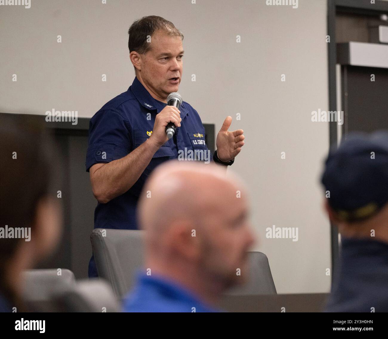 USCG Captain Jason Franz, captain of the Port of Houma, Morgan City and ...