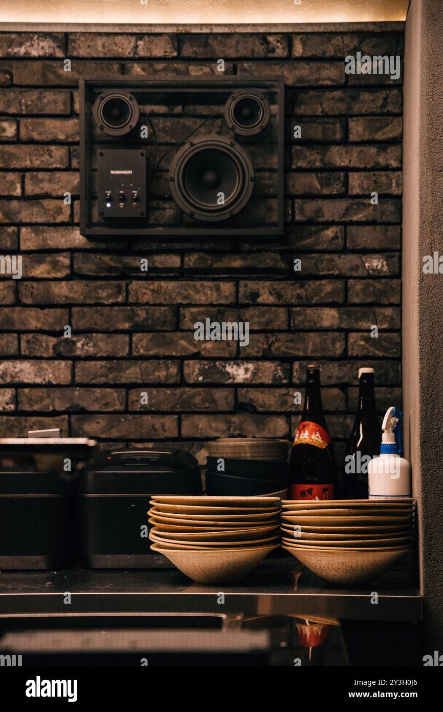 Transparent Speaker at Sugari Ramen House | Kyoto, Japan 2023 Stock ...