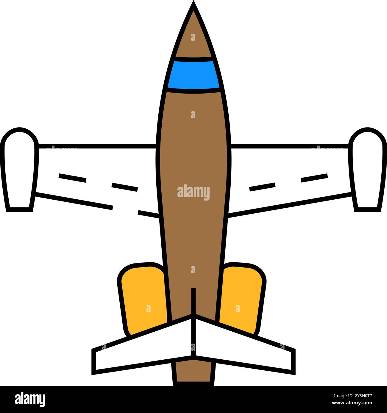 jet airplane icon color illustration Stock Vector Image & Art - Alamy