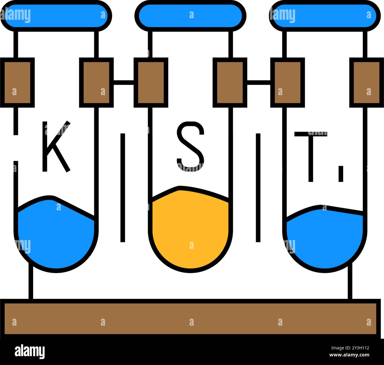 inorganic chemistry icon color illustration Stock Vector Image & Art ...