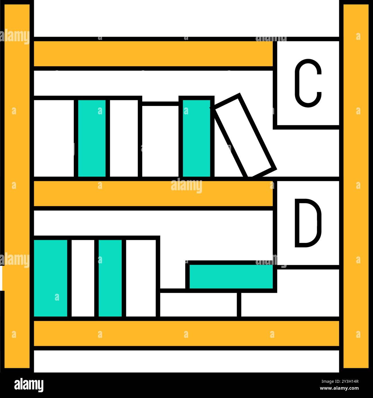 library school icon color illustration Stock Vector Image & Art - Alamy