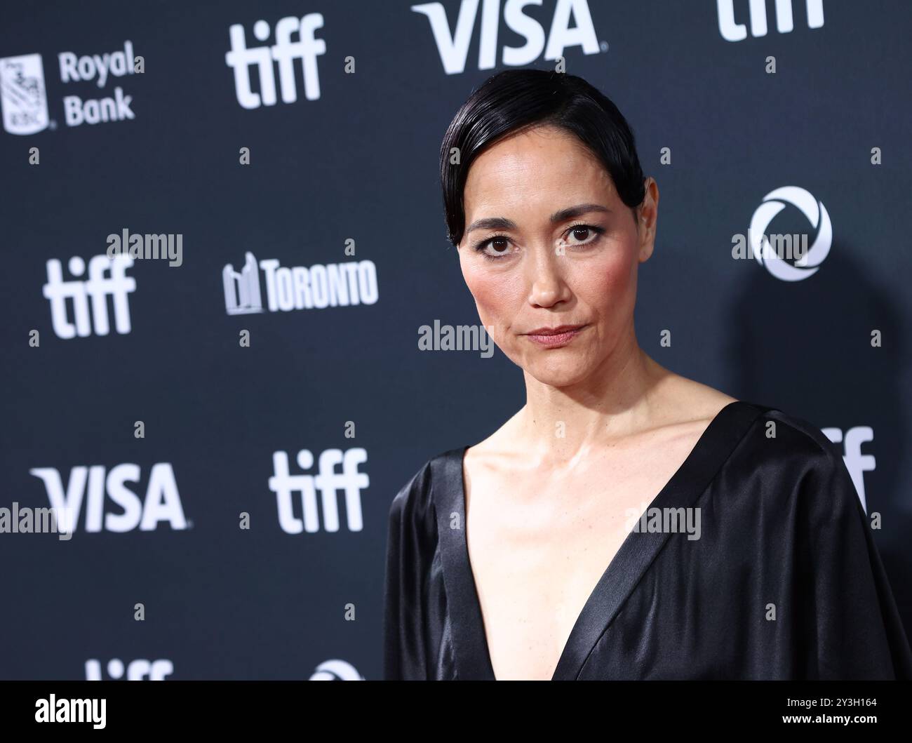 Toronto, Canada. 11th Sep, 2024. Sandrine Holt arriving at ‘The Shrouds ...