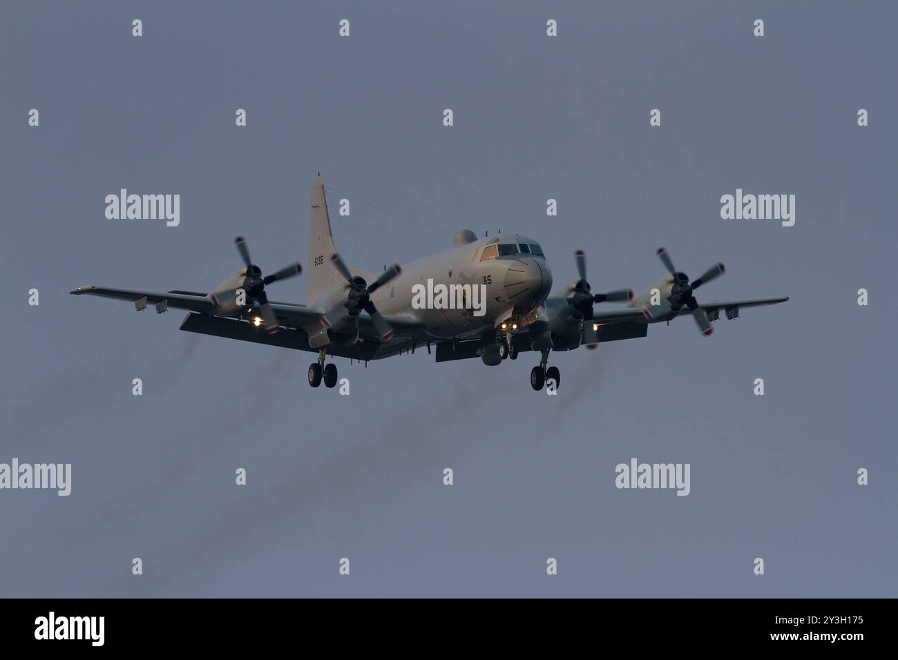 Lockheed P-3C Orion Maritime reconnaissance aircraft with the Japanese ...