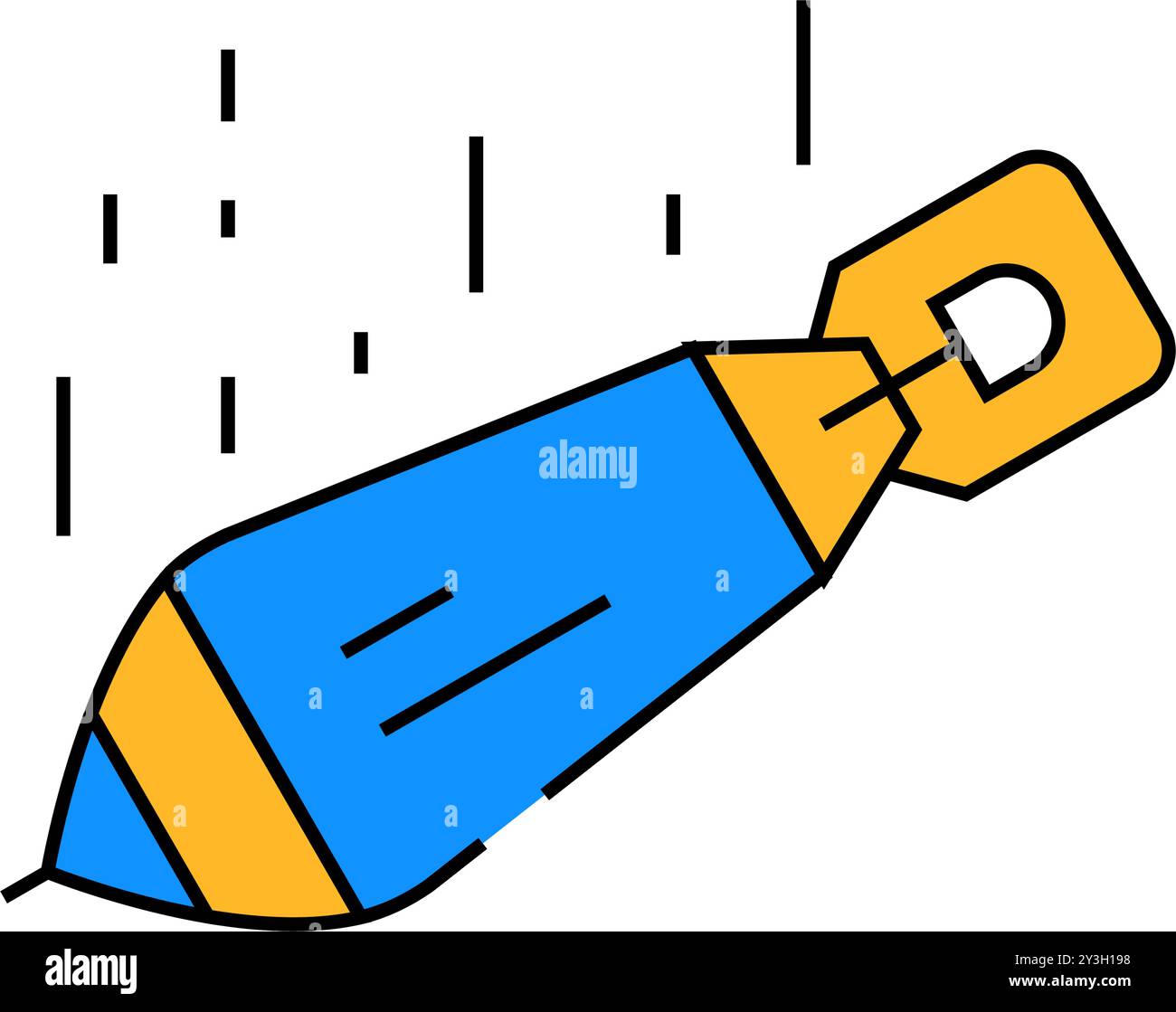 aircraft bomb icon color illustration Stock Vector Image & Art - Alamy