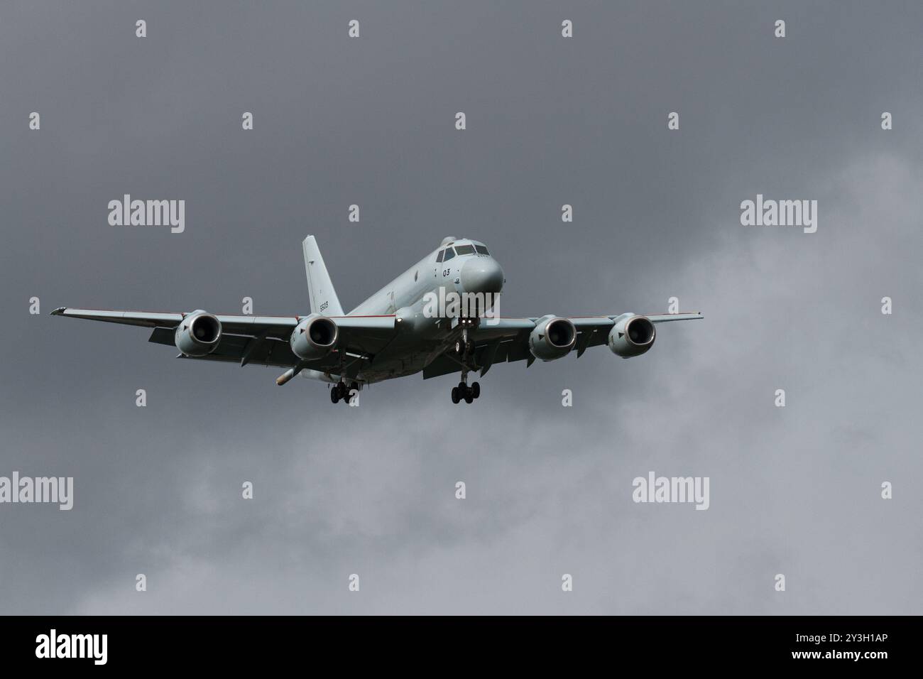 Kawasaki P1 Maritime patrol aircraft with the Japanese Maritime Self ...