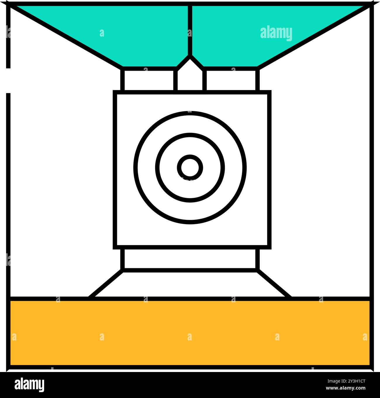 target for shouting icon color illustration Stock Vector Image & Art ...