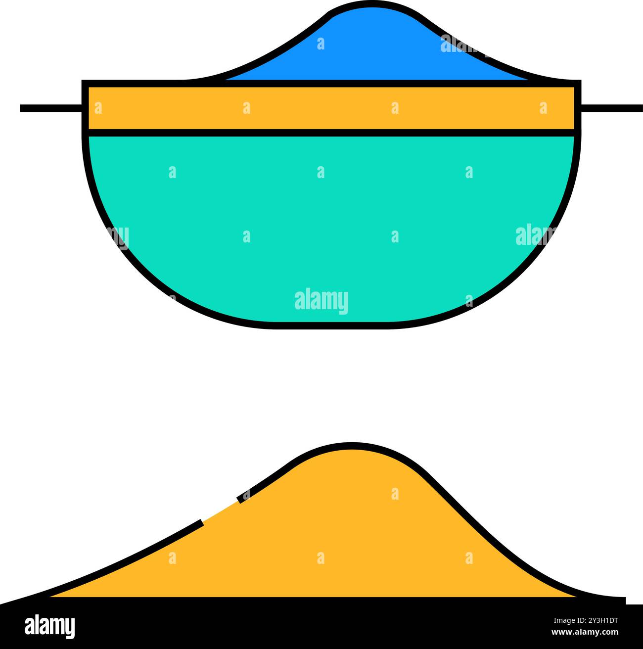 flour sift icon color illustration Stock Vector Image & Art - Alamy