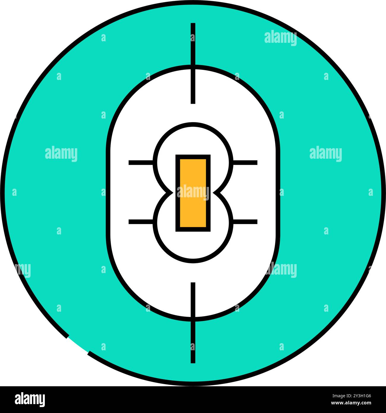 cricket field icon color illustration Stock Vector Image & Art - Alamy