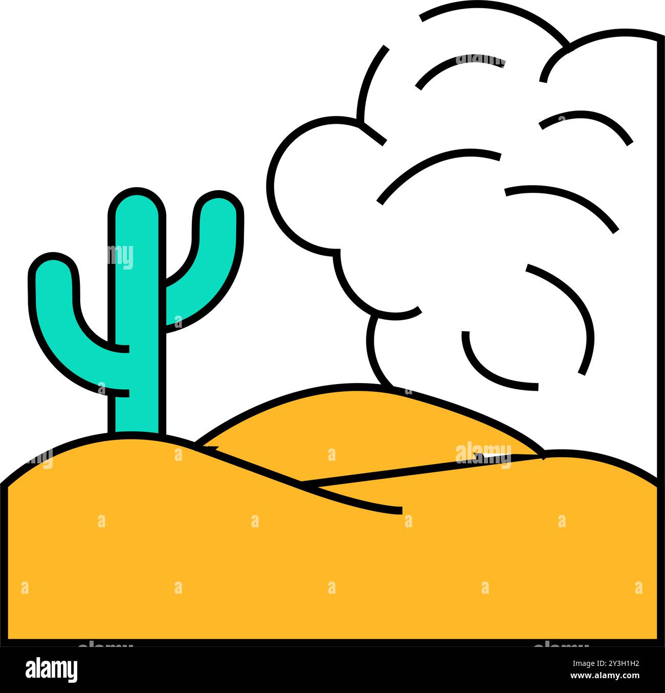 sand egypt desert icon color illustration Stock Vector Image & Art - Alamy