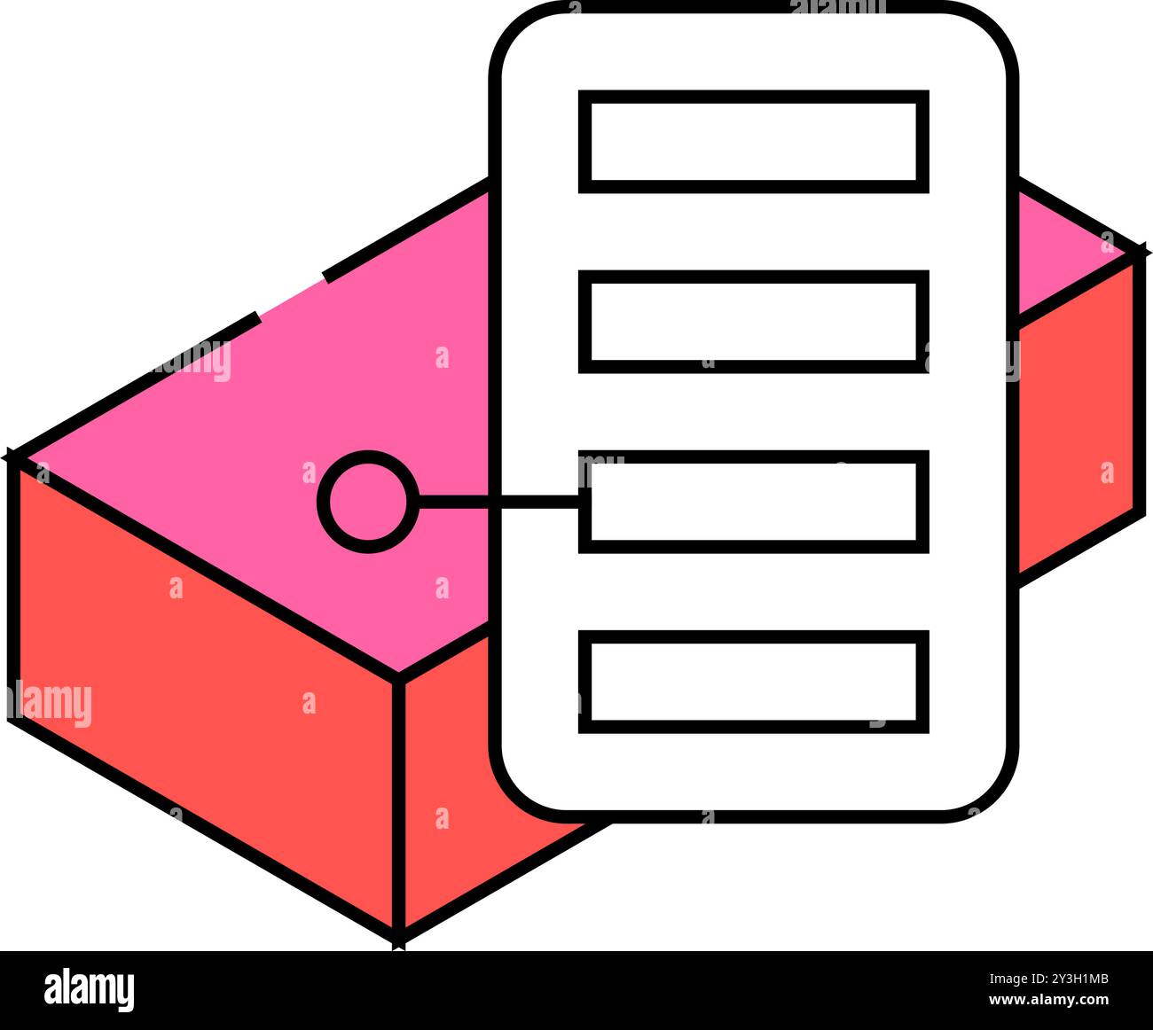 color scale brick icon color illustration Stock Vector Image & Art - Alamy