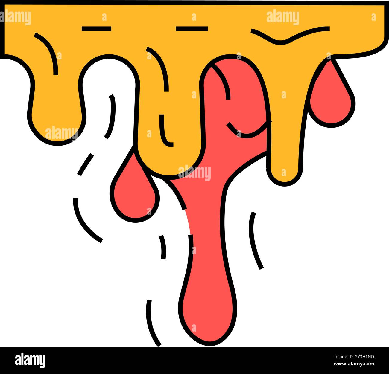 blood fear icon color illustration Stock Vector Image & Art - Alamy