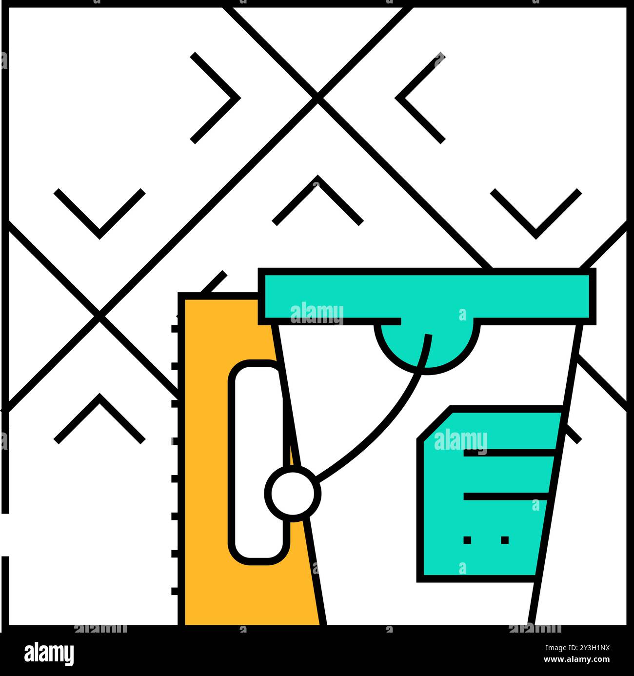 tile installation supplies icon color illustration Stock Vector Image ...