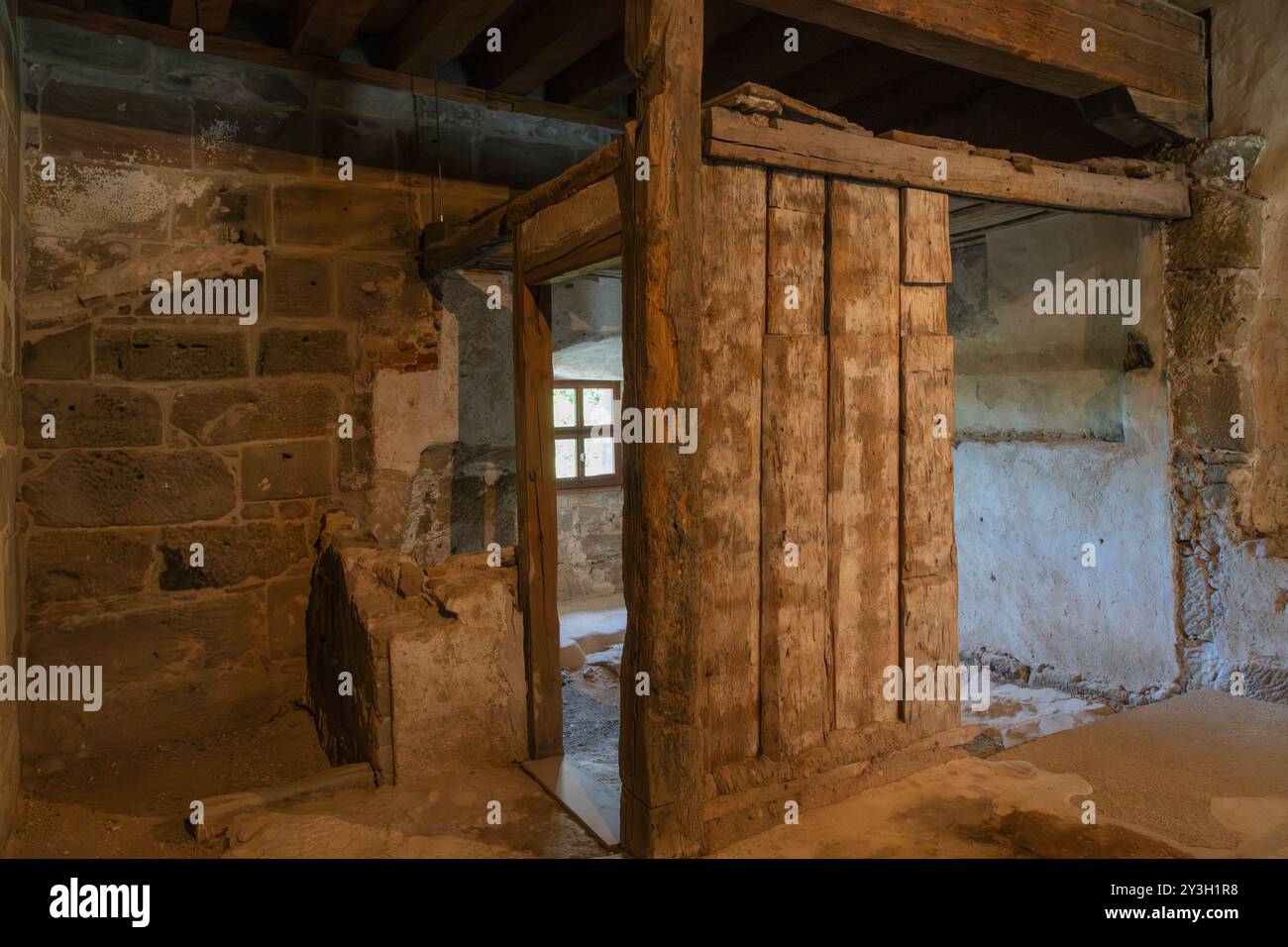 Commander's Room In Its Original State At Veste Heldburg Castle Stock ...