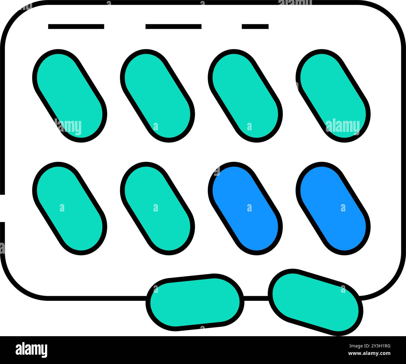 tablets drug package icon color illustration Stock Vector Image & Art ...