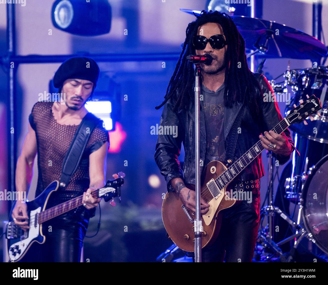 Ny. 12th Sep, 2024. Hoonch Choi, Lenny Kravitz on stage for NBC Today ...