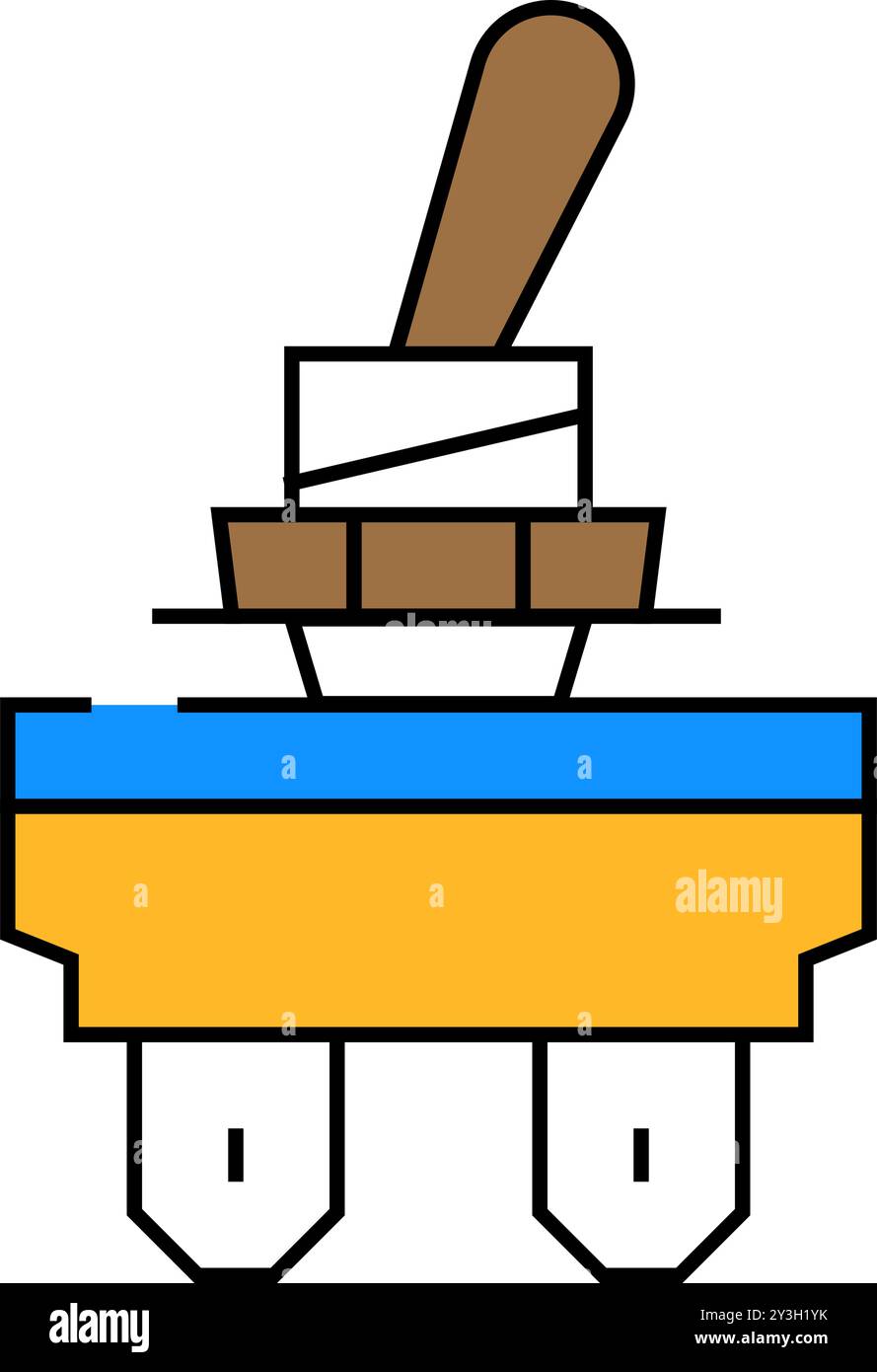 Switch electricity accessory icon Stock Vector Images - Alamy