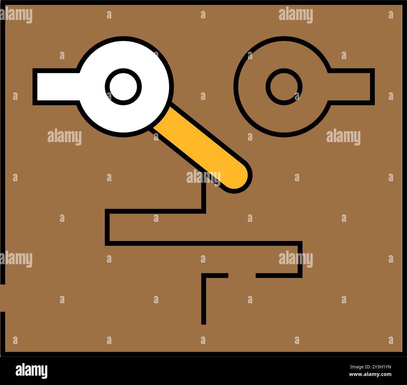 temperature switches mechanism icon color illustration Stock Vector ...