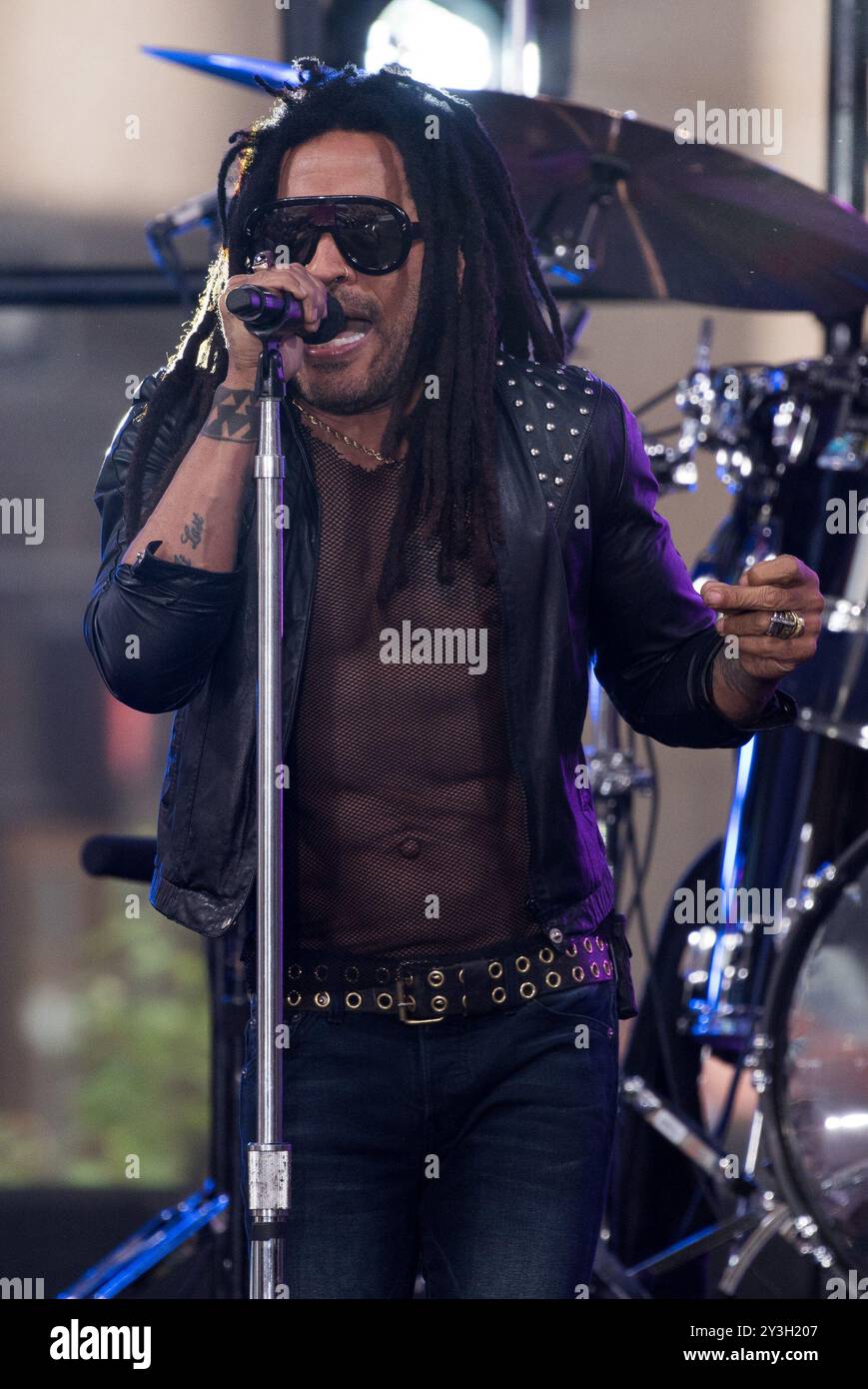 Ny. 12th Sep, 2024. Lenny Kravitz on stage for NBC Today Show Concert ...