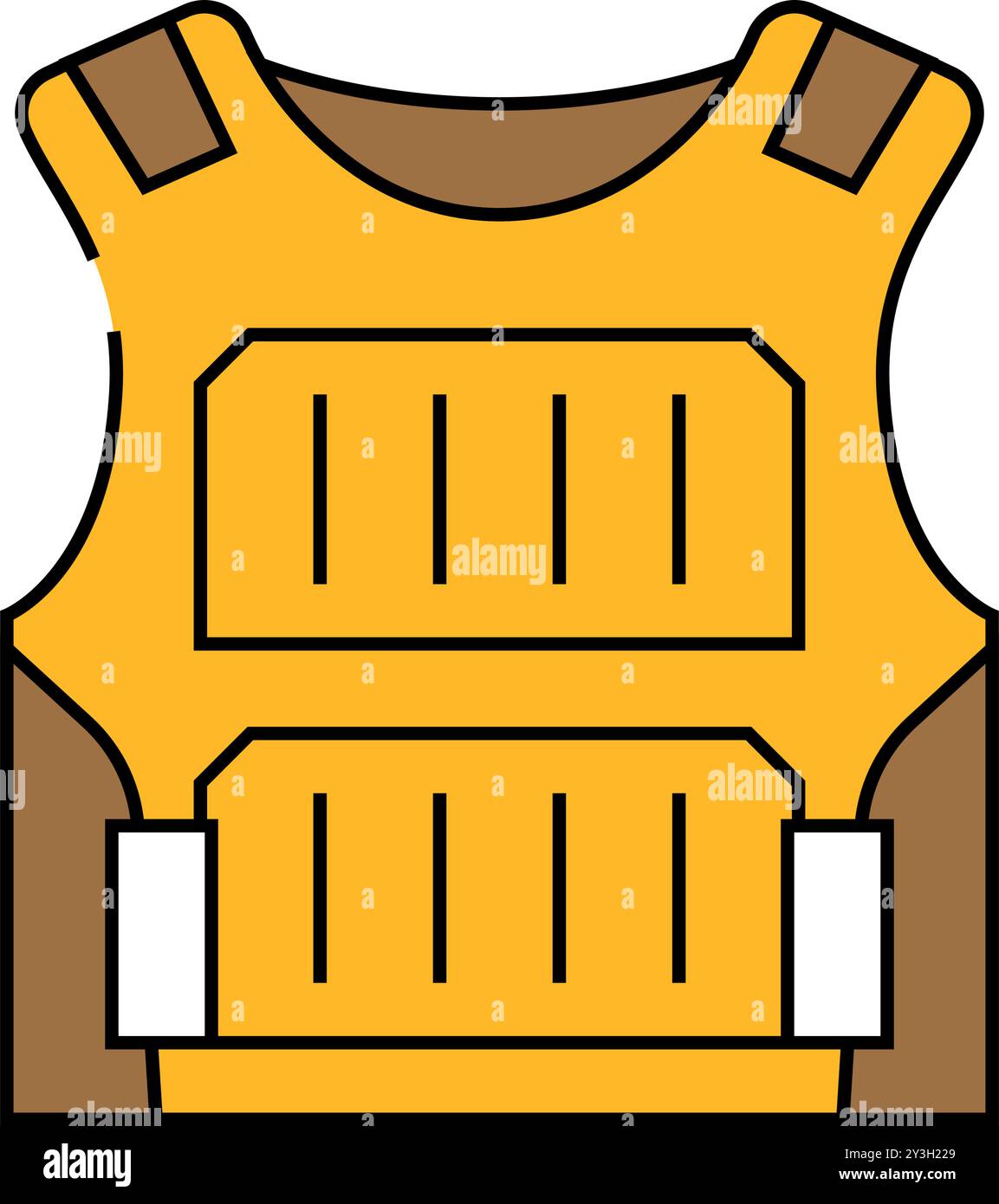 body armor icon color illustration Stock Vector Image & Art - Alamy